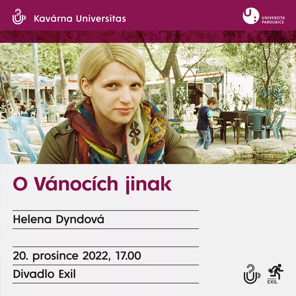 Kavárna Universitas: O Vánocích jinak s Helenou Dyndovou | Univerzita Pardubice